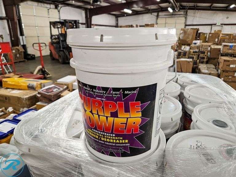 (2) Buckets of Purple Power Industrial Cleaner / Degreaser, 5-Gallon ...