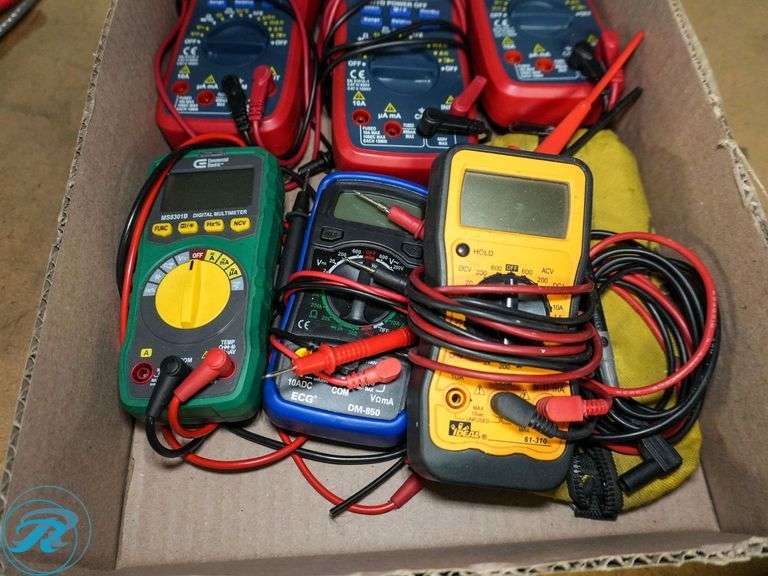 Tray of Multi Meters - Roller Auctions