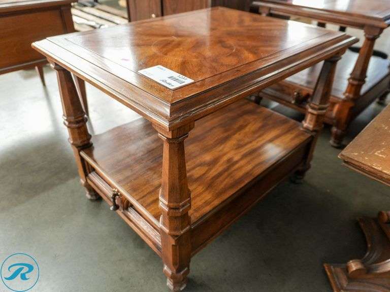 (2) Wood Side Tables - Roller Auctions