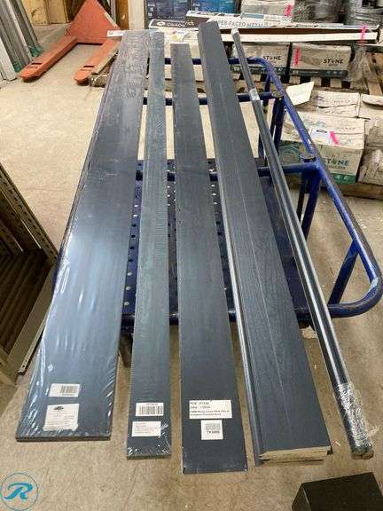 New- Assorted Navy Blue Trim, Baseboard and Mouldings (4) 8ft ...