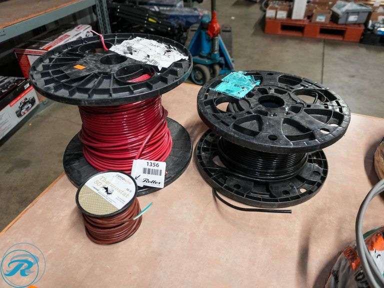 Thermostat Wire and (2) Rolls of 8 AWG Wire - Roller Auctions