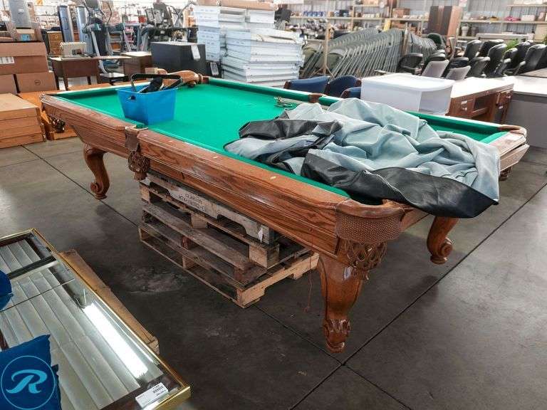 Alamonte ProLine Billiard Table With Cover (Damaged) - Roller Auctions