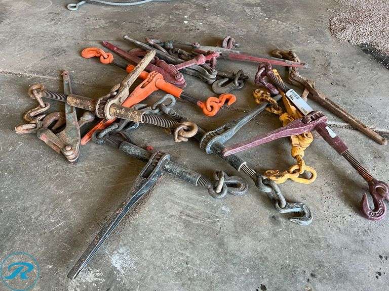 (12) ASSORTED CHAIN AND RATCHET BOOMERS - Roller Auctions