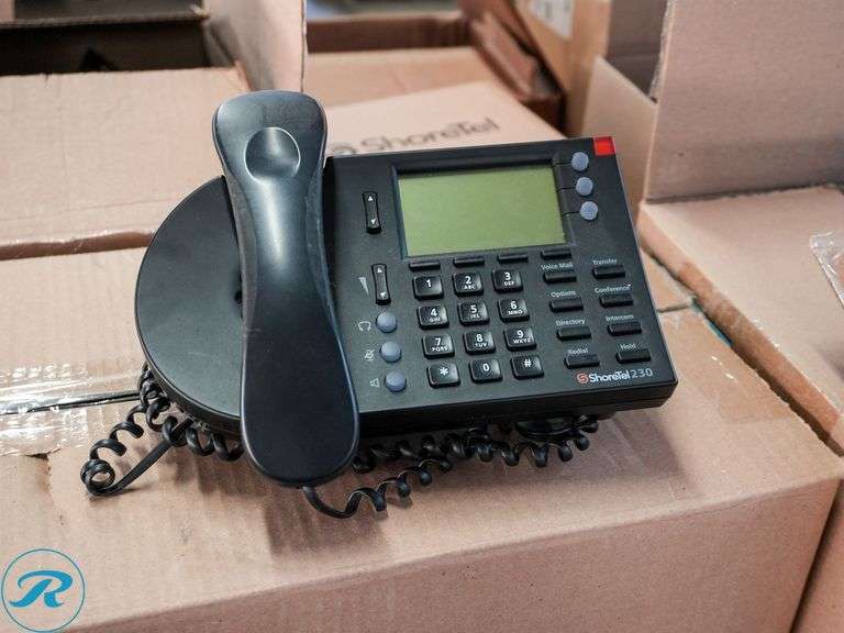 Pallet of ShoreTel 230 IP Phones - Roller Auctions