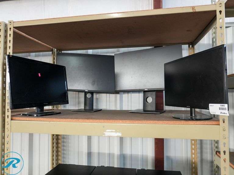 (2) Dell and (2) ViewSonic Computer Monitors - Roller Auctions