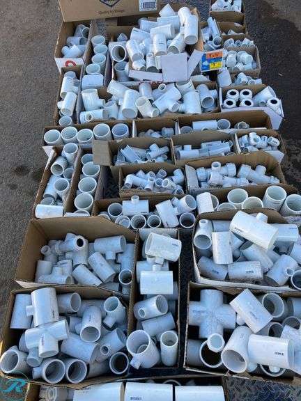 New- Assorted PVC Plumbing Fittings (all different styles and sizes Please see Photos) - Roller ...