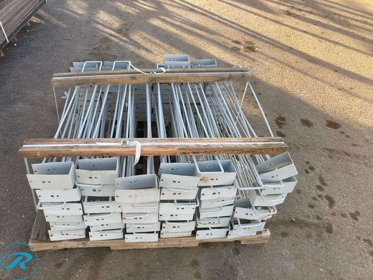 (67) Steel Pallet Rack Dividers 41" x 4.5" - Roller Auctions