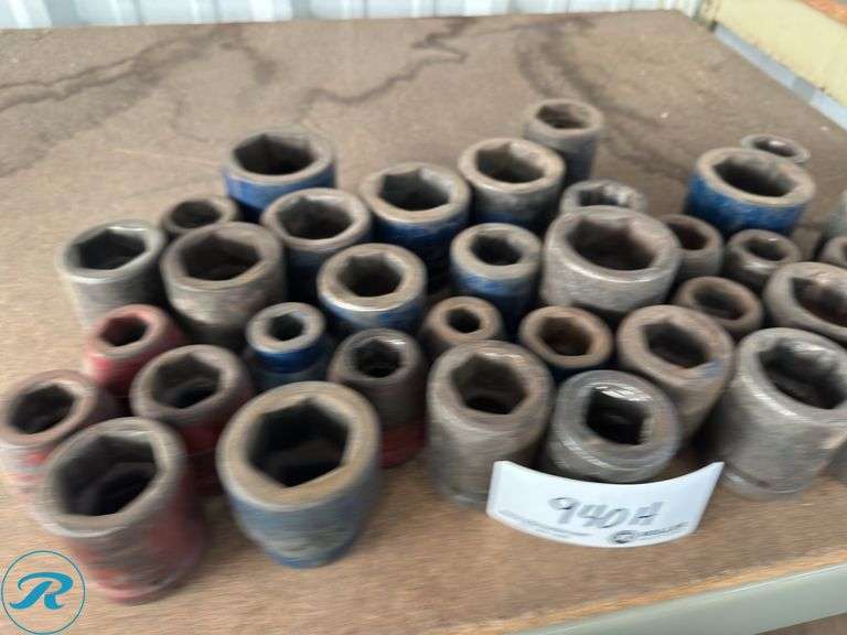 Heavy Duty 6-Point Impact Sockets - Roller Auctions
