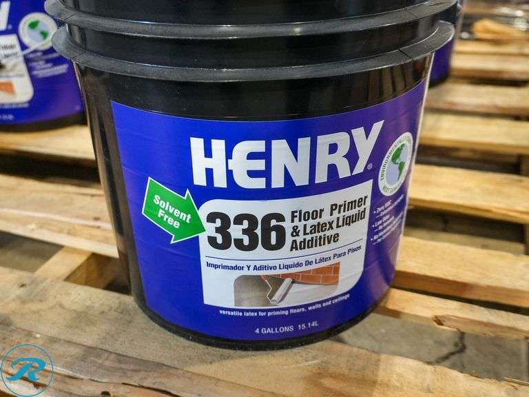 (2) 4-Gallon Buckets of Henry 336 Floor Primer and Latex Liquid ...