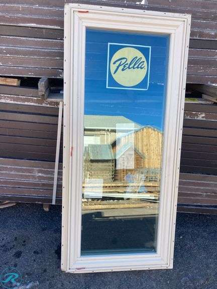 New- Pella 250 Series Casement Right 23.5" x 54" Almond - Roller Auctions