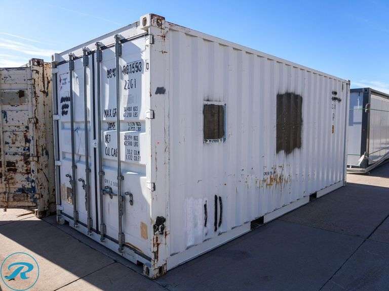 20' Metal Storage Container - Roller Auctions