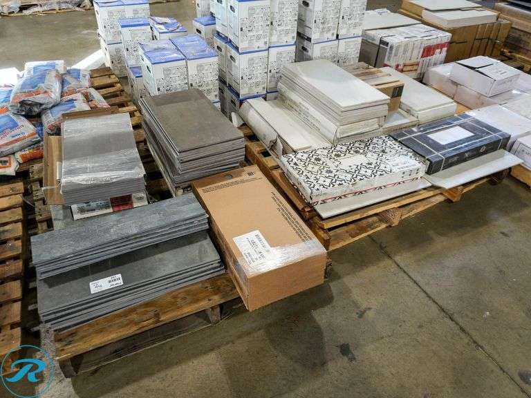 (2) Pallets of Assorted Porcelain Tile - Roller Auctions