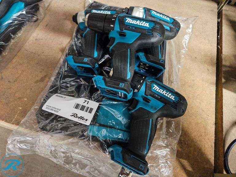 (2) Makita FD09 12V Drills and (2) DT03 Impacts (Tools Only) - Roller ...