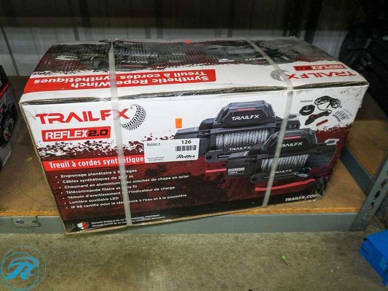 New Trailfx WRS212B Reflex 2.0 Winch With Synthetic Rope, 12,000 ...