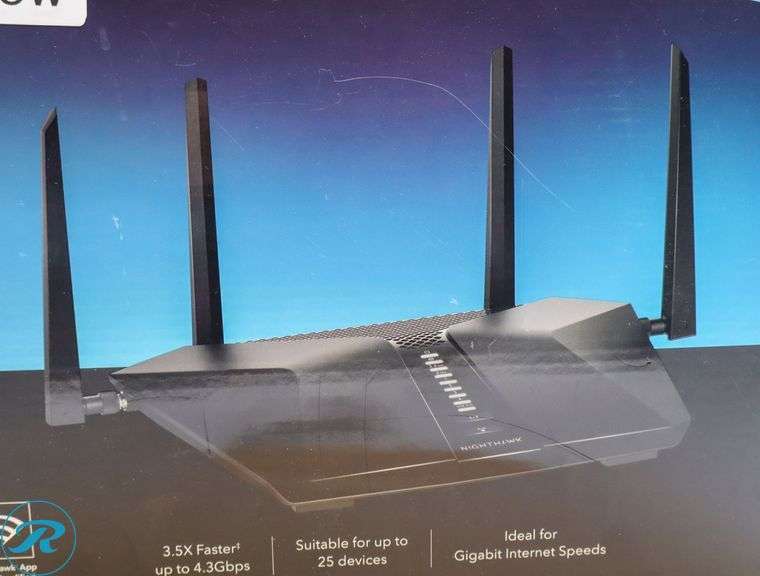 Netgear Nighthawk AX6 6-Stream Wifi Router AX4300 - Like New - Roller ...