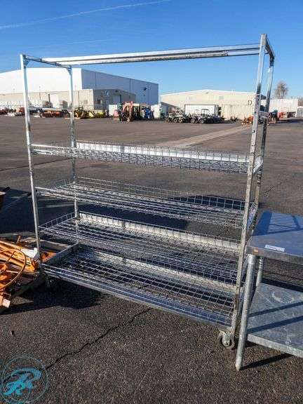 4-Tier Wire Rack, 6' - Roller Auctions