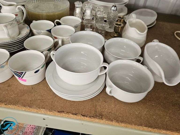 (2) Boxes of Dishware - Roller Auctions