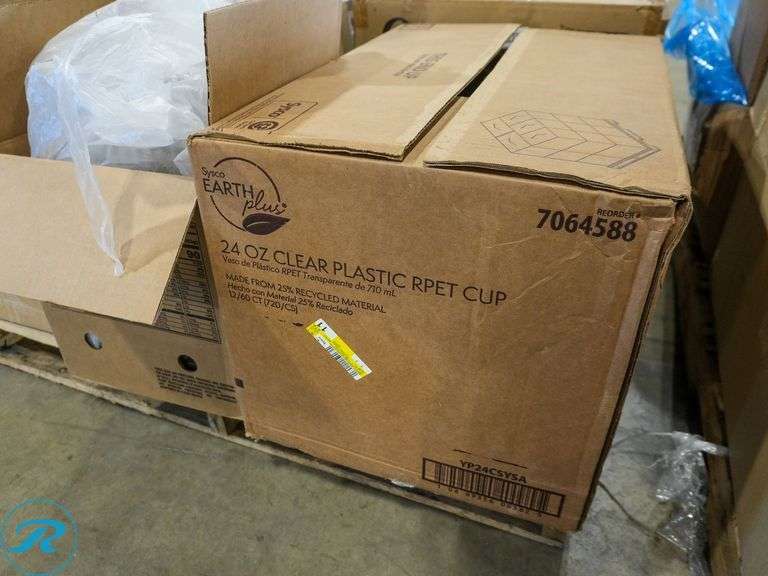 Pallet of To-Go Containers and Cups - Roller Auctions