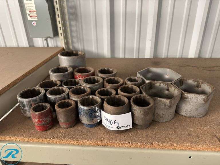 Heavy Duty 12-Point Impact Sockets and Axle Nut Sockets - Roller Auctions