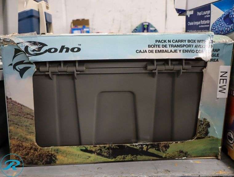 Coho Pack N Carry Box W/ Strap - New - Roller Auctions