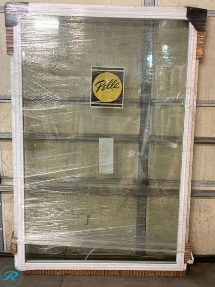 New- Pella 250 Series Fixed Frame Window White Vinyl Measures 47.5" x ...