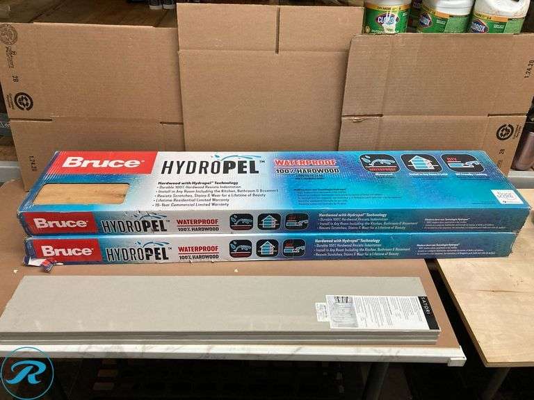 New- (2 Boxes) Bruce Hydropel Natural Hickory 5-in W x 7/16-in T x 47 ...