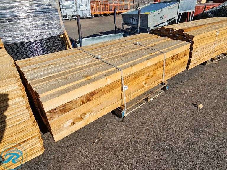 Pallet of WFP Lumber, 4' x 4' x 8' - Roller Auctions
