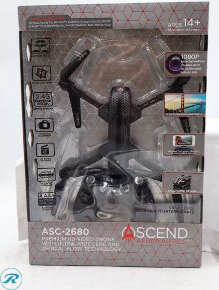 Ascend ASC-2600 Premium HD Video Drone with Ultra Wide Lens and Optical ...