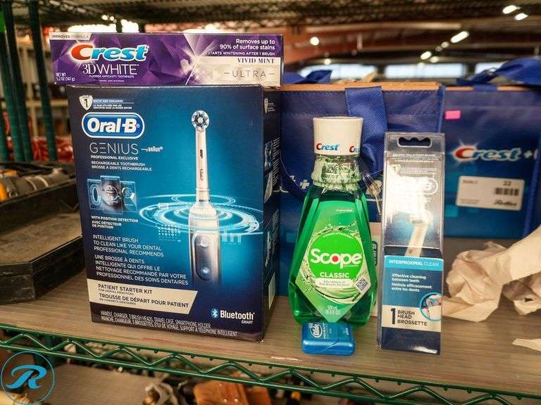 Crest Oral-B Genius Electric Toothbrush Starter Kit - Roller Auctions