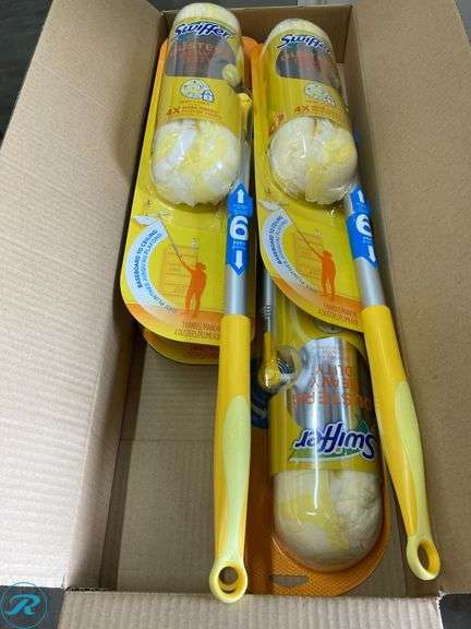 (4) New- Swiffer Dusters Heavy Duty Kit Poly Fiber Extendable Dusting ...