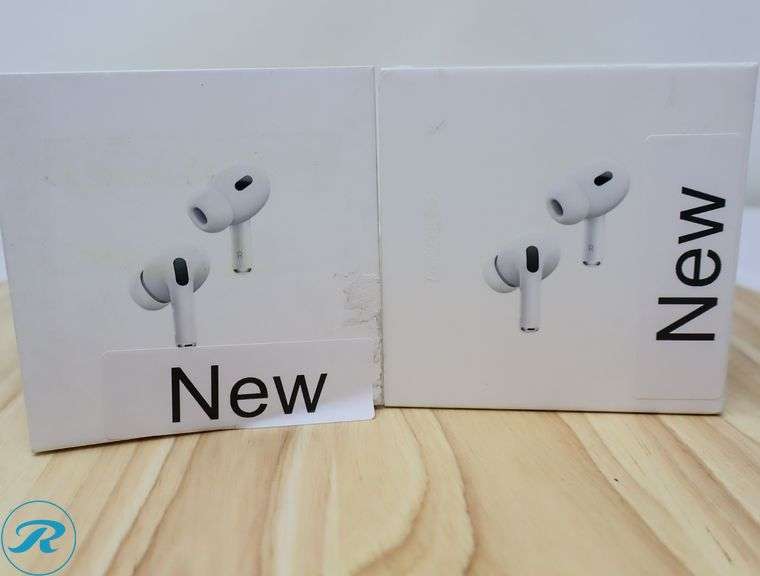 (2) Apple Airpods Pro Generation 2 - New/Open Box - Roller Auctions