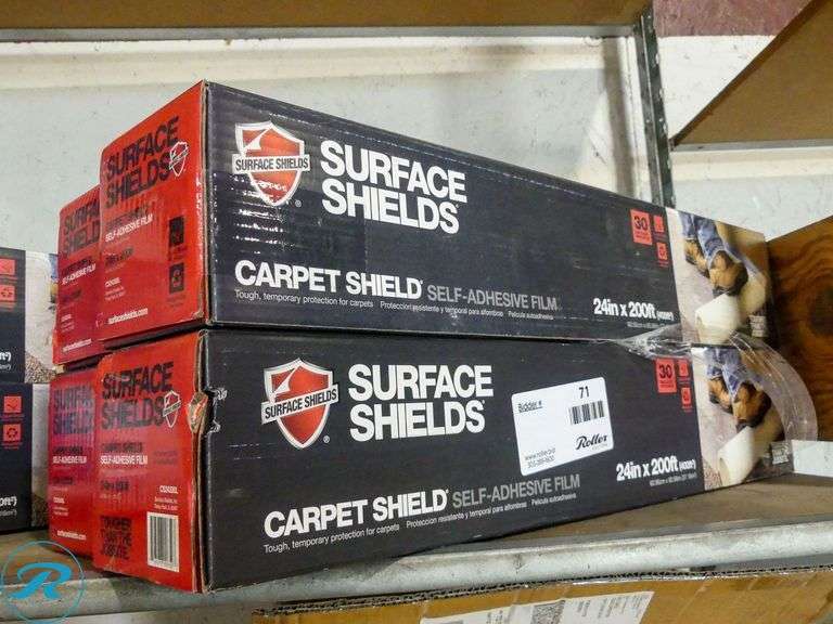 (4) Rolls of Surface Shields CS24200L Carpet Shield Self Adhesive Film ...