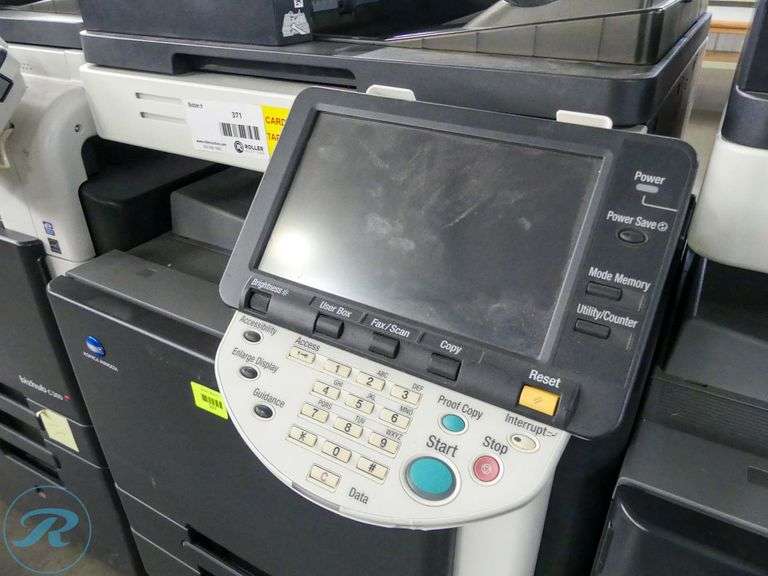 (2) Konica Minolta Bizhub C360 Multifunction Printers - Roller Auctions