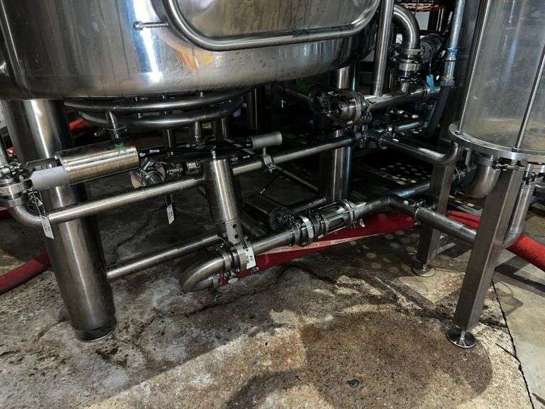 Pro Brew Stainless Steel 3 Vessel Brewhouse With Mash Tun, Lauter Tun ...