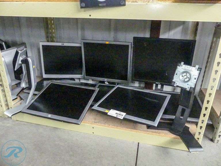Shelf of (8) Computer Monitors - Roller Auctions
