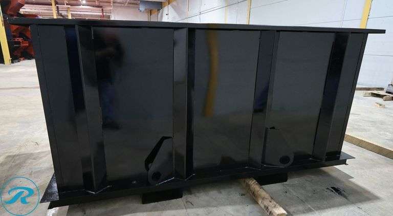 New Kit Containers 4-Cubic Yard Debris Box With Forklift Pockets ...