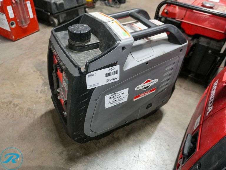 Briggs & Stratton P2400 Portable Generator, 2400W, Gas - Roller Auctions