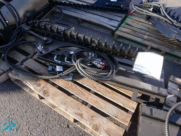 New GIYI GY-HT59 Hydraulic Hedge Trimmer Attachment to Fit Skid Steer ...