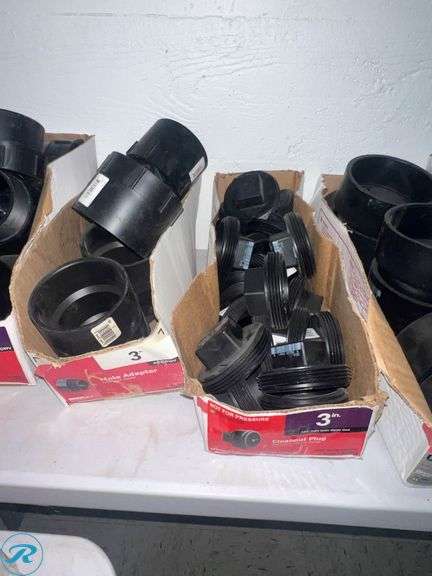 Assorted PVC Supplies and Fittings (Approx 200 pcs total) - Roller Auctions