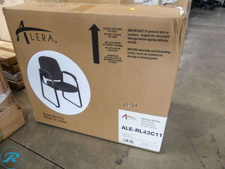 Alera ALE-RL43C11 Genaro Series Guest Chair - Roller Auctions