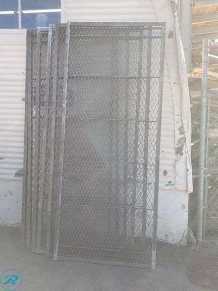 (6) Heavy Duty Metal Utility Racks (40" x 8ft) (6 Racks Total) (Some ...