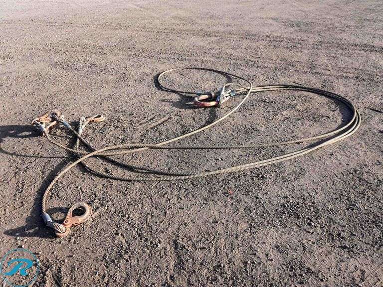 3-Way Heavy Duty Cable Bridal Sling - Roller Auctions