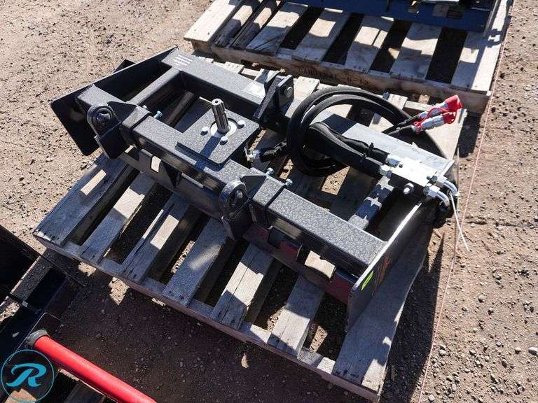 New Land Honor Hydraulic 3-Point Hitch Adaptor To Fit Skid Steer Loader ...