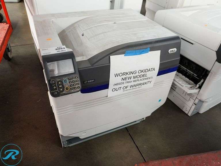 OKI C931 Large Format Printer (Needs Tray Replacement) - Roller Auctions