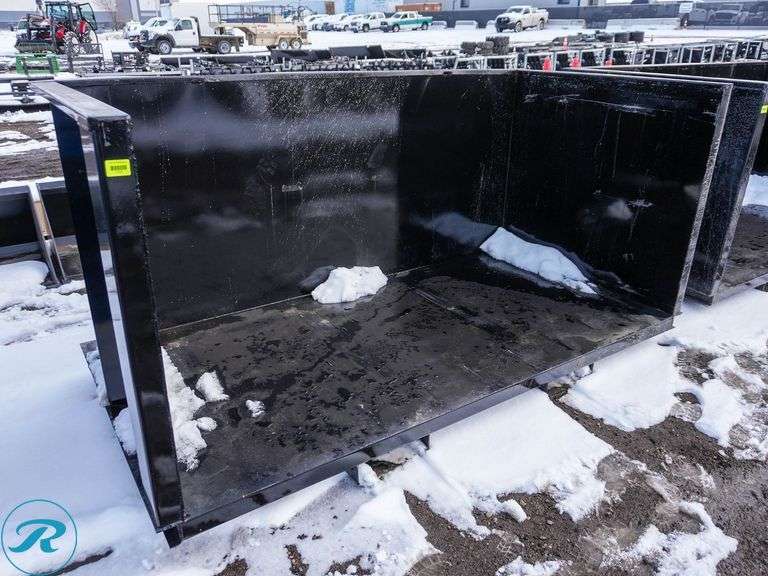 New Kit Containers 4-Cubic Yard Debris Box With Forklift Pockets ...