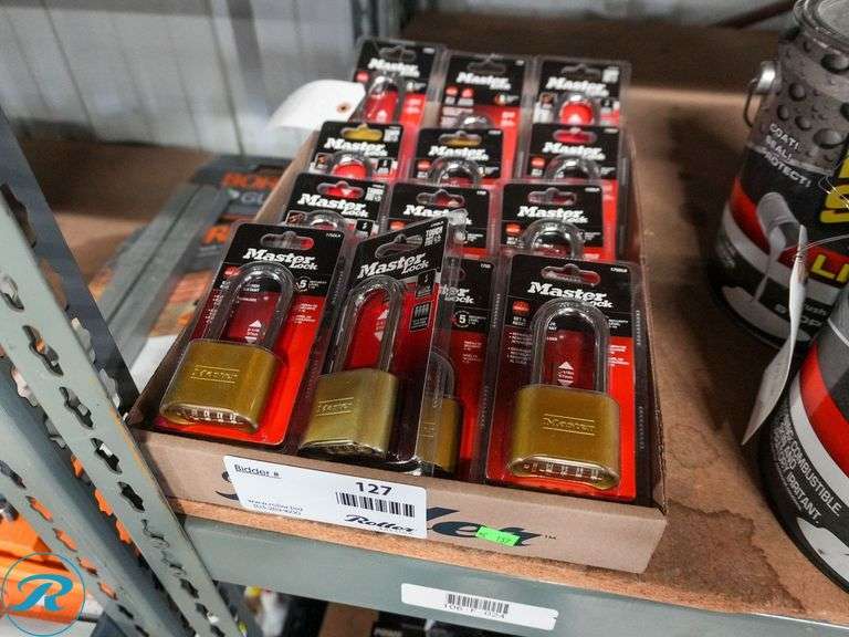 (15) New Master Combination Locks - Roller Auctions