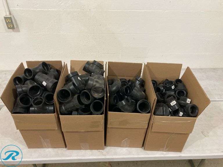 Assorted PVC and Fitting Supplies (approx. 230 pcs total) - Roller Auctions