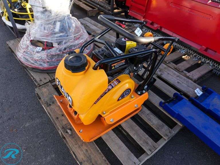 New Fland FL90 Gas Plate Compactor, 13.5Hp, 19" Width - Roller Auctions