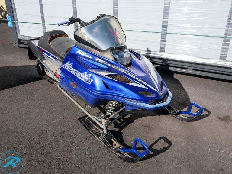 Yamaha Mountain Max Snow Mobile, 700 Tripple, Gas, Showing 4161 Miles ...