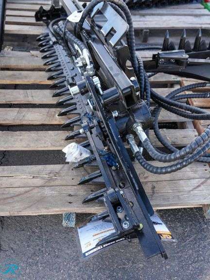 New GIYI GY-HT59 Hydraulic Hedge Trimmer Attachment to Fit Skid Steer ...